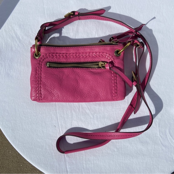 orYANY | Bags | Oryany Pink Leather Crossbody Purse | Poshmark